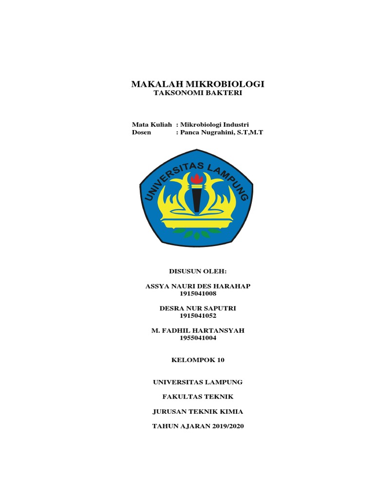 Taksonomi Bakteri | PDF