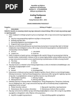 Letter To Parent Tagalog | PDF