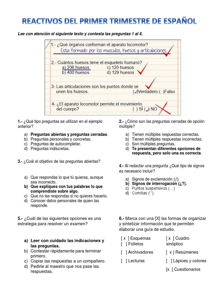 1.-Español Trimestres I, Ii y Iii | PDF | Lingüística | Idiomas