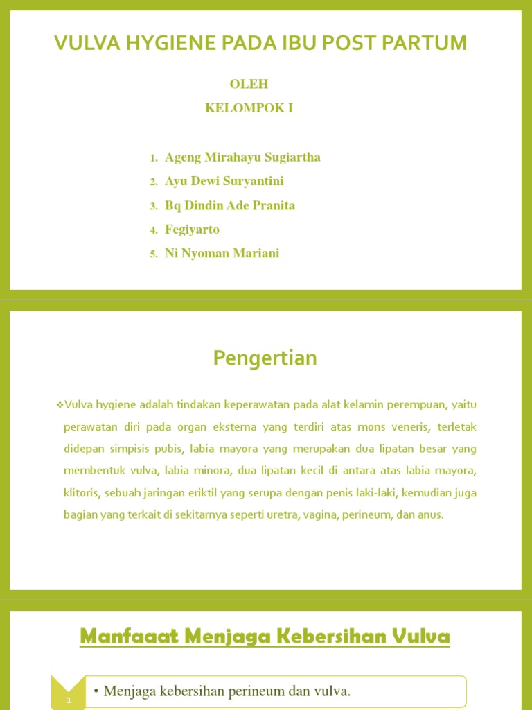 VULVA HYGIENE | PDF