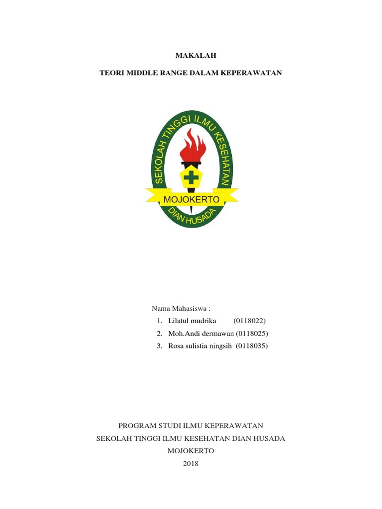 Teori Middle Range dalam Keperawatan | PDF | Karier & Perkembangan ...
