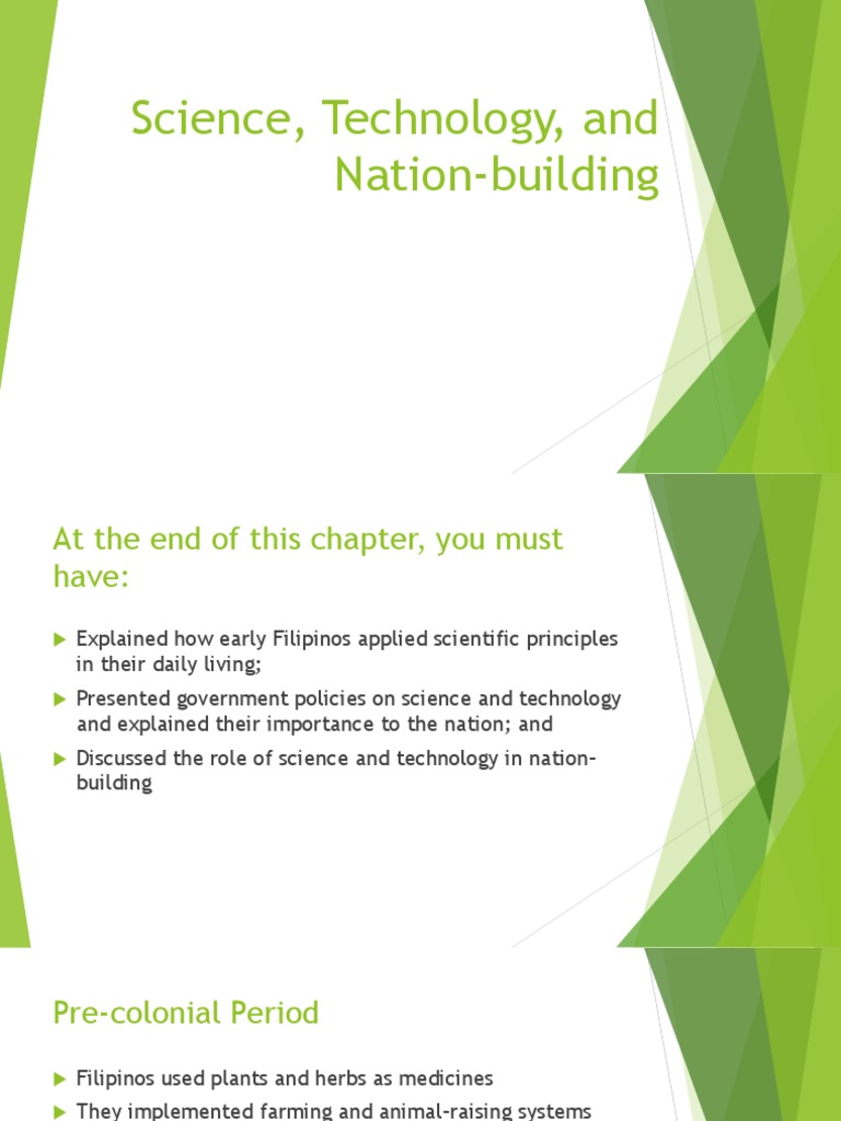 Science and Technology in Philippine Nation-Building | PDF