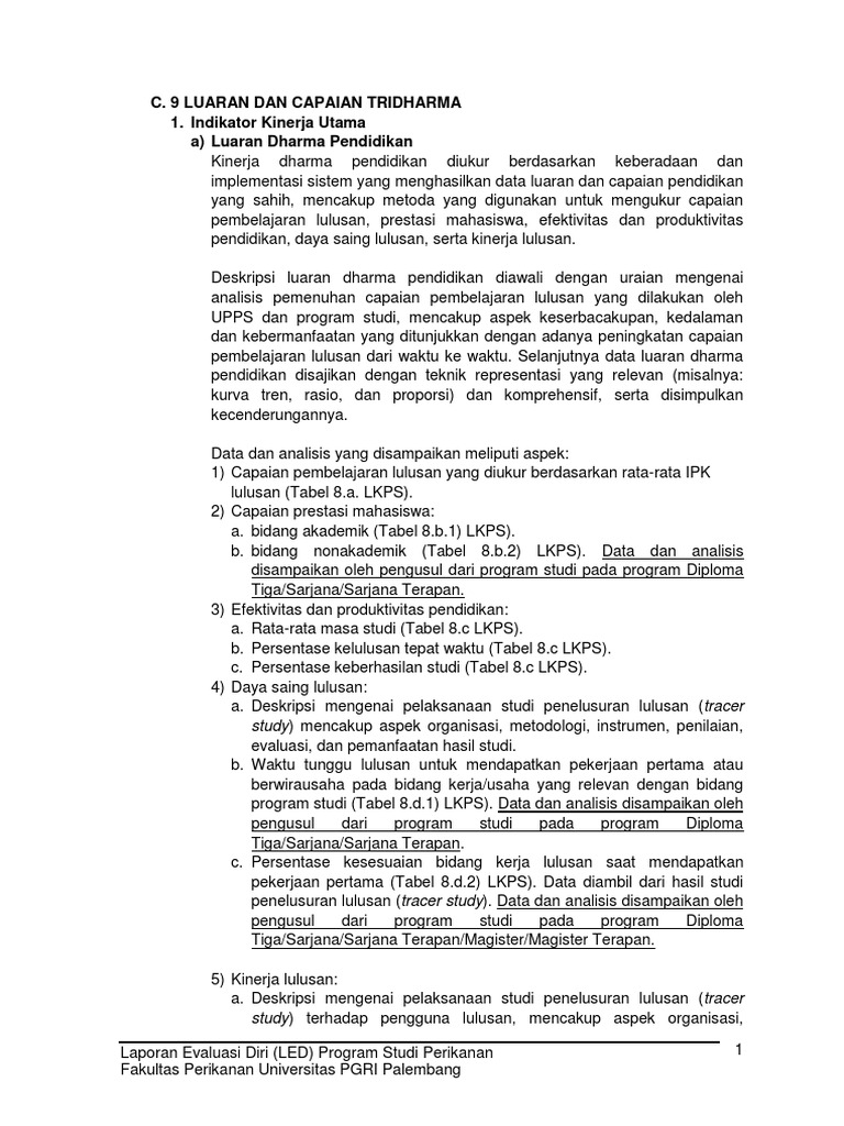 Evaluasi Kinerja Program Studi Perikanan | PDF | Komputer