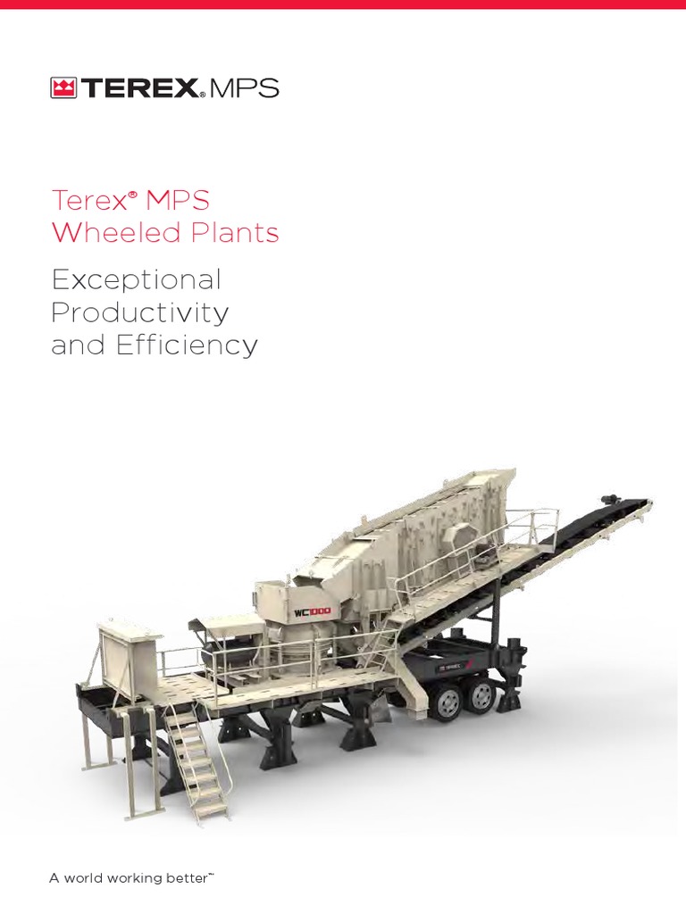 Terex MPS Portable Brochure - US | PDF | Bearing (Mechanical ...