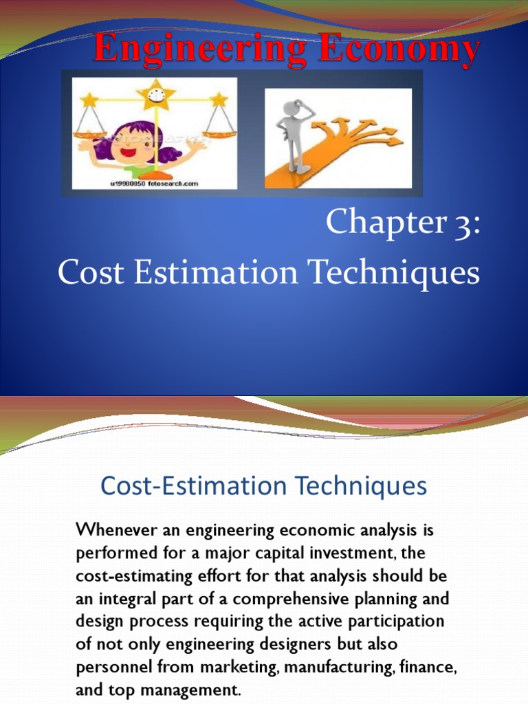 Cost Estimation Techniques | PDF | Top Down And Bottom Up Design ...