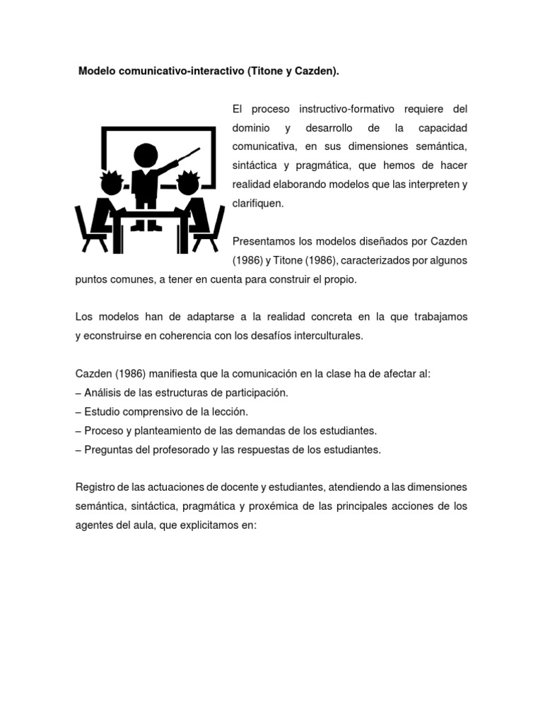 Modelo Comunicativo | PDF