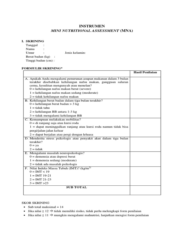 MNA | PDF