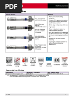 Hilti HKD Flush Anchor Specifications | PDF | Screw | Industrial Processes
