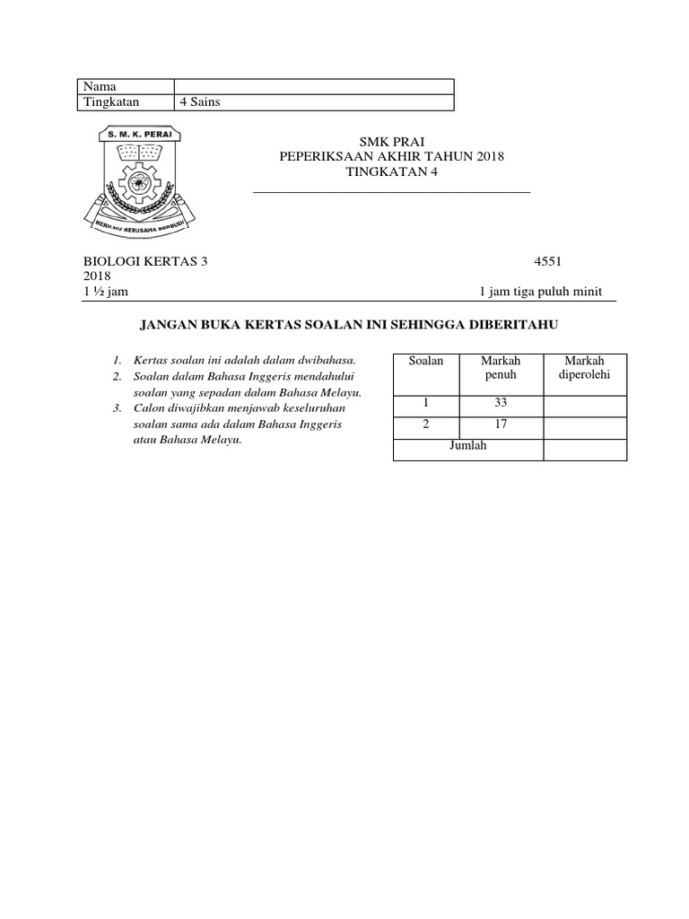 Cover PPT Bio F4 | PDF