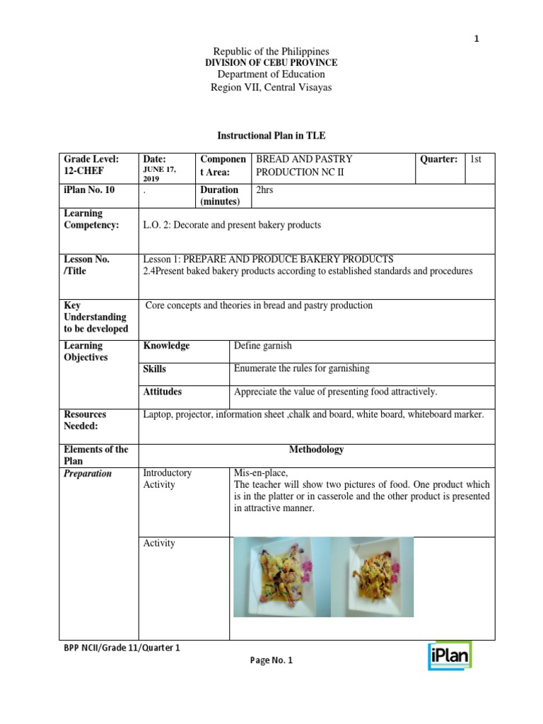 Bakery Product Decoration Guidelines | PDF