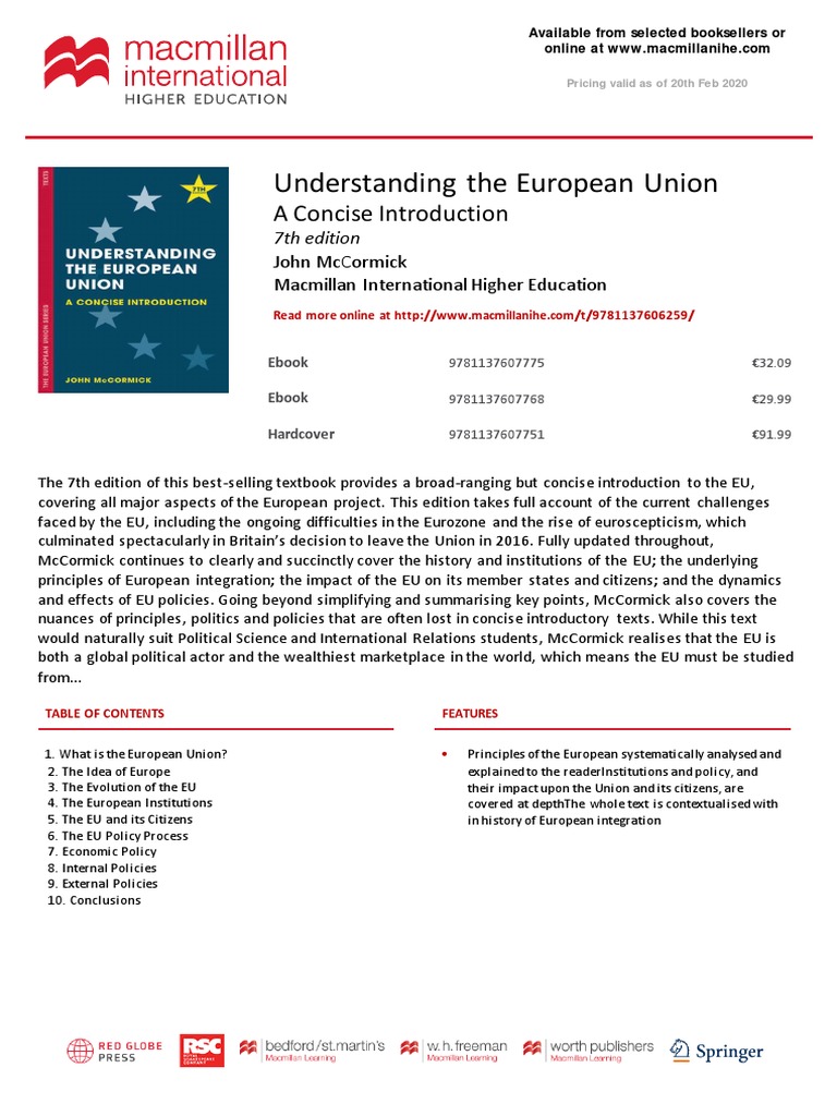 Understanding The European Union | PDF