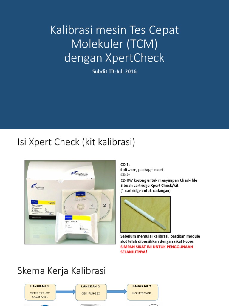 Panduan Kalibrasi TCM - Rev | PDF