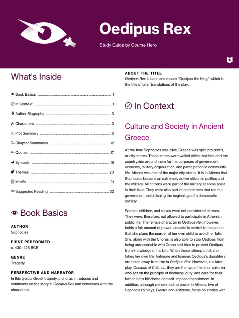 Oedipus Rex | PDF