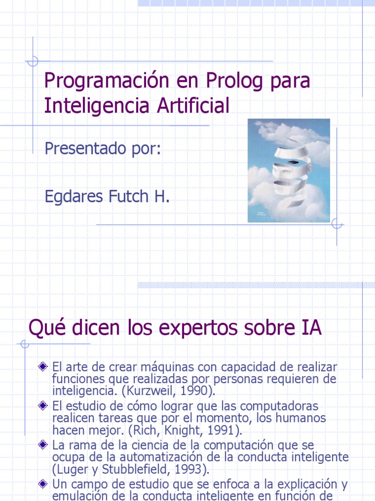 Programación en Prolog para Inteligencia Artificial | PDF