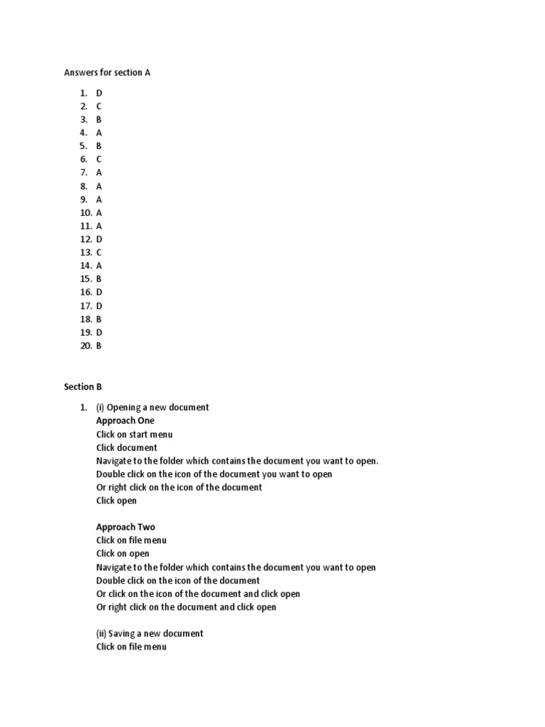 ICT JHS 3 Marking Scheme | PDF