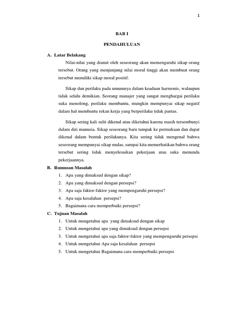 Persepsi | PDF | Pengembangan Diri | Sains & Matematika