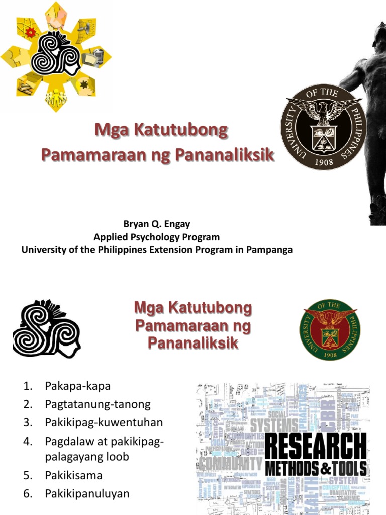 Lec 12 Mga Katutubong Pamamaraan NG Pananaliksik | PDF Lec 12 Mga Katutubong Pamamaraan NG Pananaliksik | PDF