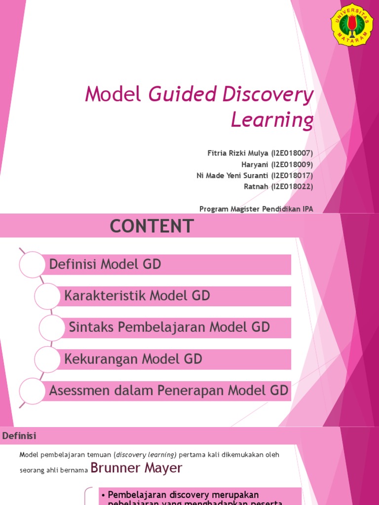 Guided Discovery Learning | PDF