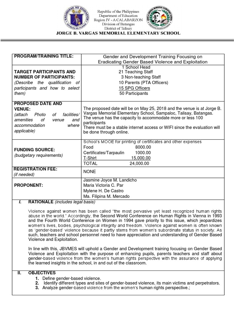Gad Training Matrix 2018 | Download Free PDF | Violence | Domestic Violence