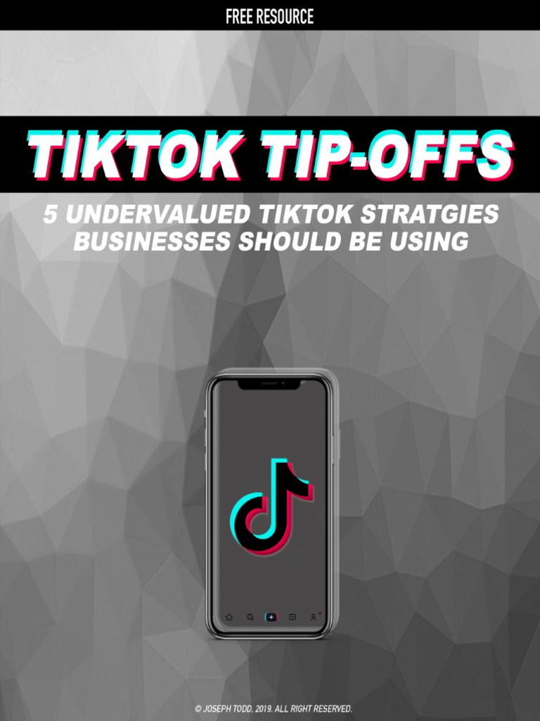 TikTok Tip-Offs PDF | PDF