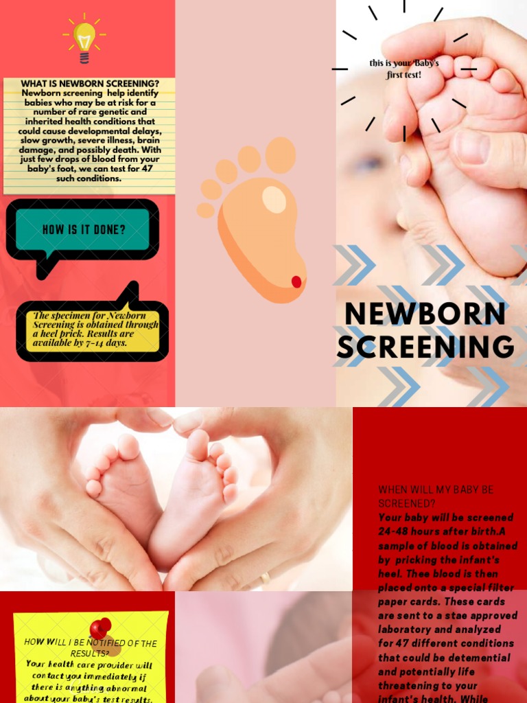 Pastel Pediatric Center Doctor Baby Trifold Brochure | PDF