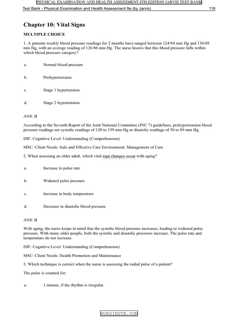 TB-Chapter 10 Vital Signs PDF | PDF