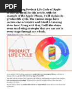 Growth Stage of Apple Iphone | PDF | I Phone | Apple Inc.
