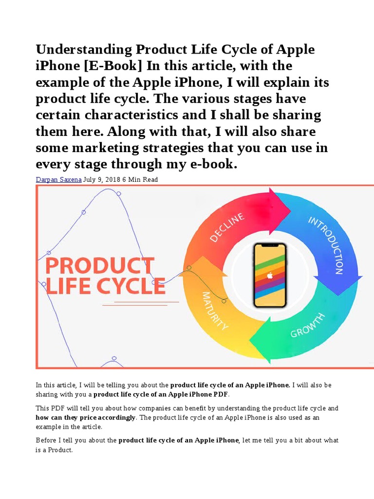 Apple Iphone Life Cycle Management | PDF