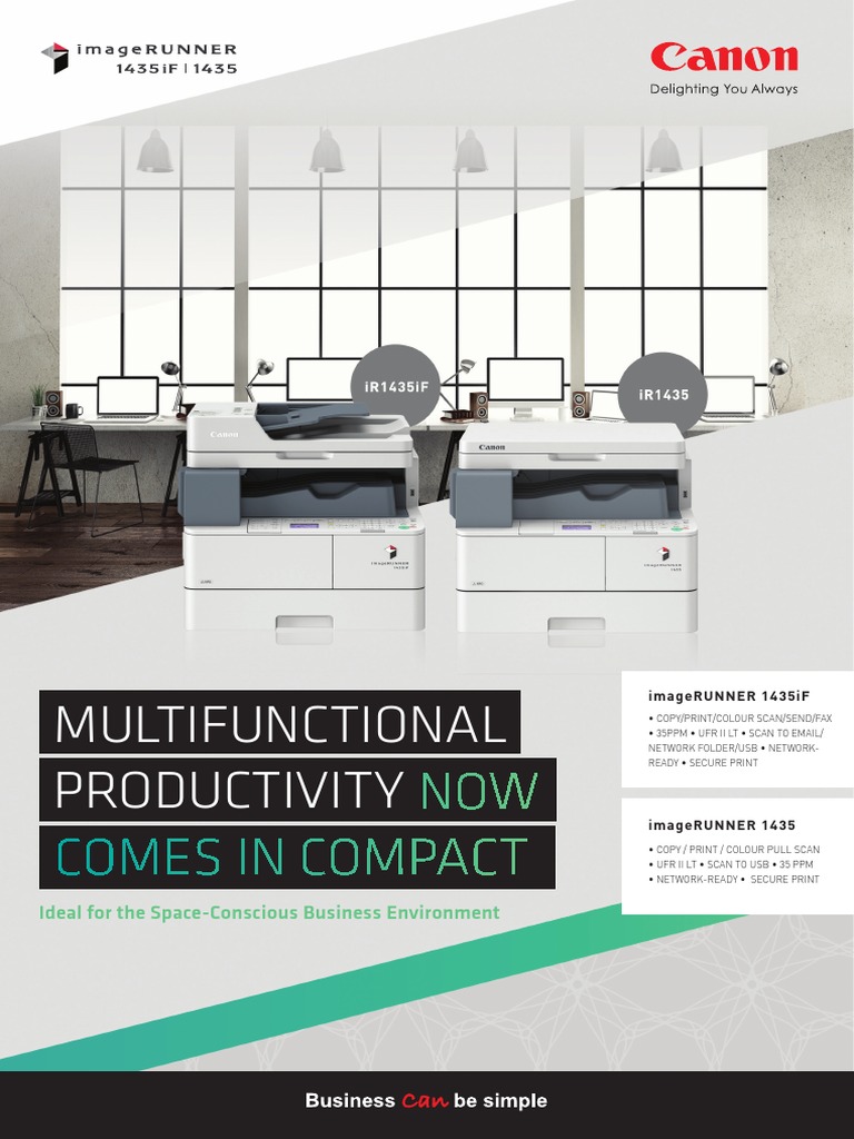 Canon Ir1435 Brochure PDF | Download Free PDF | Image Scanner ...