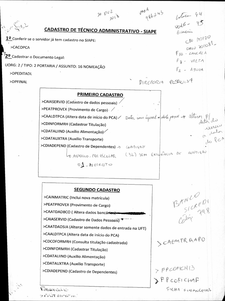 Manual Siape PDF | PDF