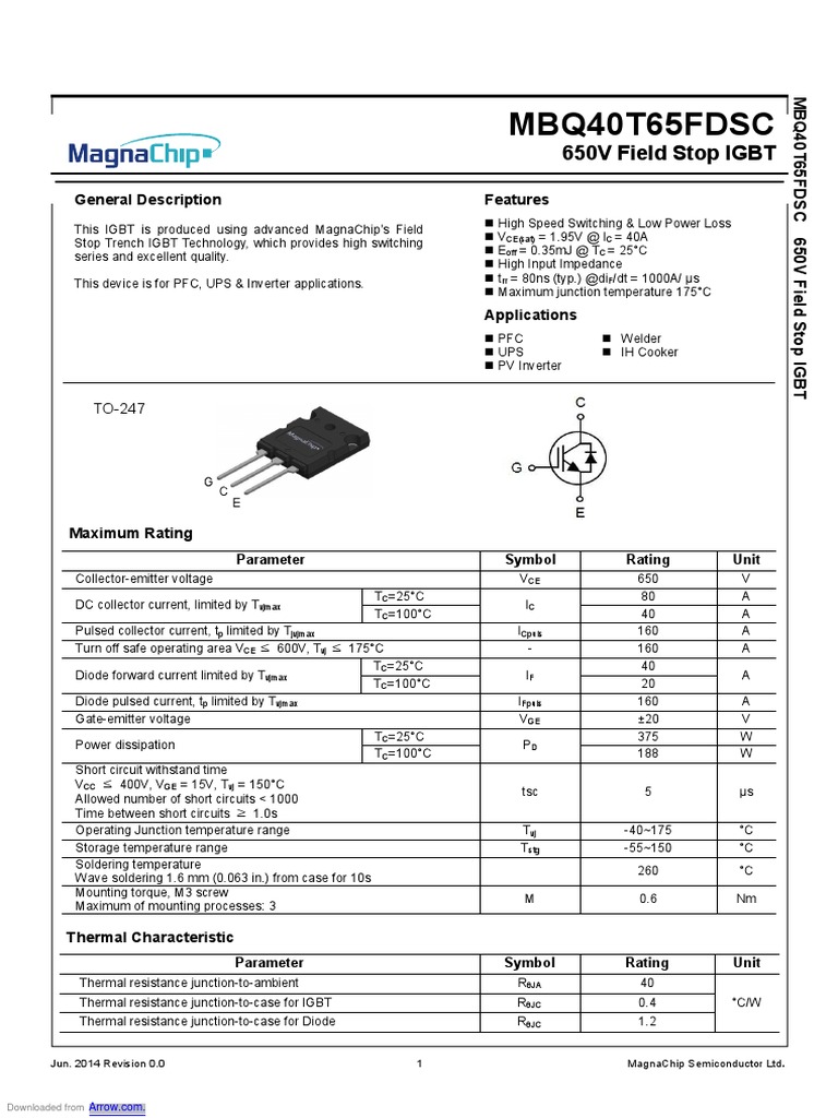 40T65FDSC | PDF