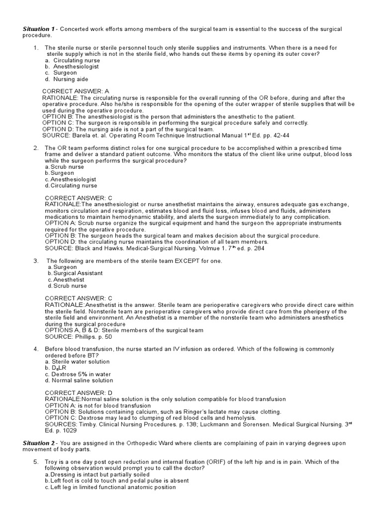 NLE Pre Board JUNE 2008 NPT 3-QUESTIONS AND RATIONALE | PDF