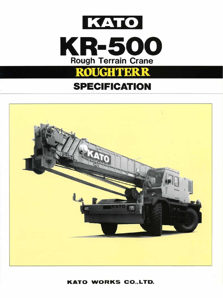 KATO KR500 - 50 Ton | PDF