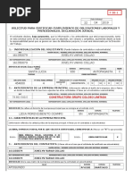 Certificación Cumplimiento F30-1 | PDF | Derecho