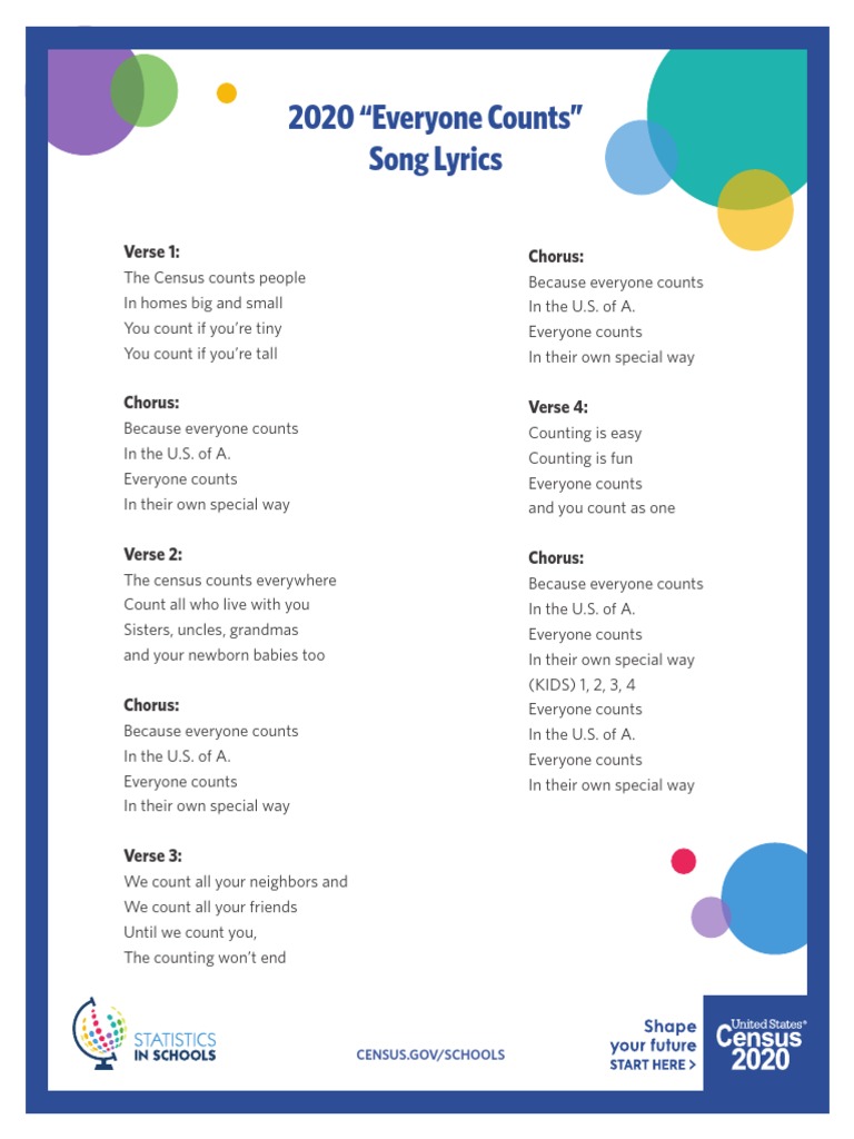 Census Song for Kids | PDF | Religion & Spirituality