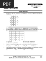 d3d - Point Group Symmetry Character Tables | PDF
