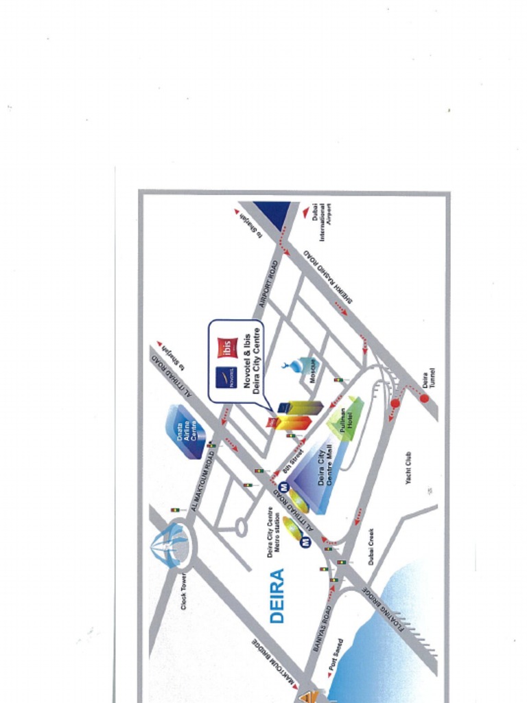 Novotel-Ibis Deira City Center Location Map | PDF