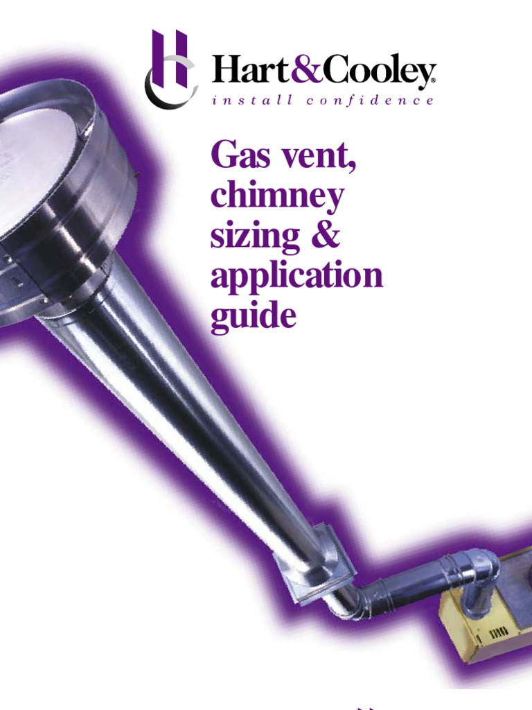 Gas Vent Chimney Sizing Application Guide | PDF | Chimney | Furnace