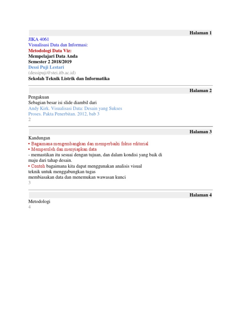 IF4061 - 5 - LearningAboutYourData - 1819 - FINAL | PDF | Komputer