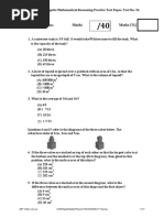 Quantitative Reasoning Practice Test 1 Answers | PDF | Fraction ...