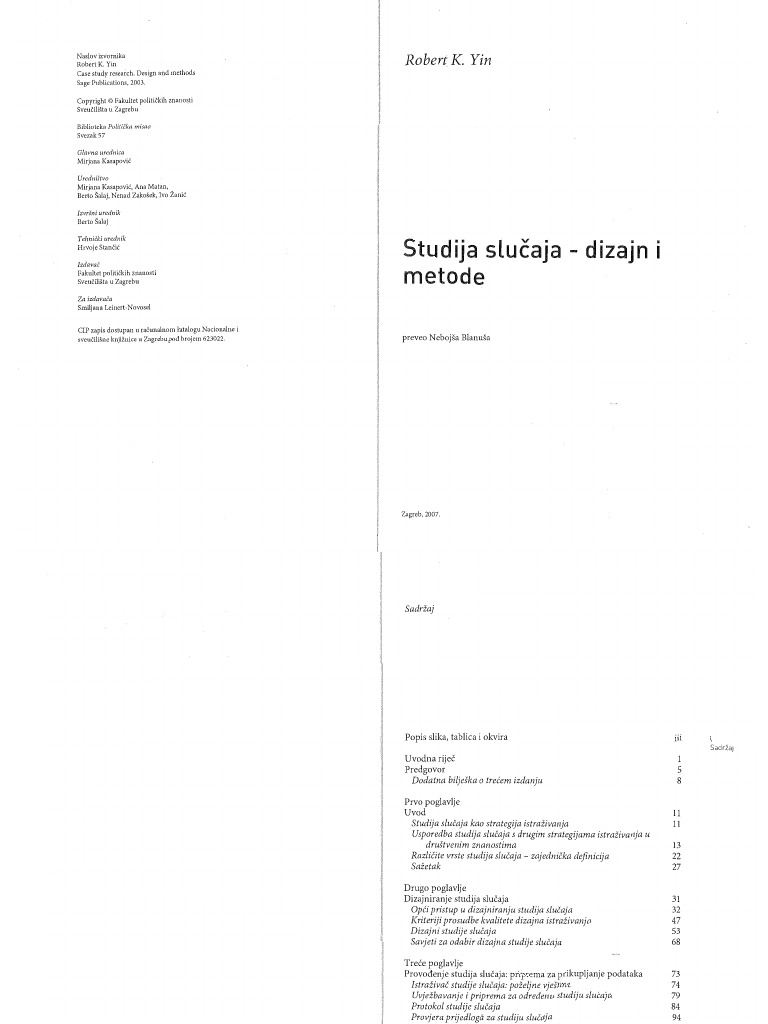 Yin Studije Slucaja | PDF
