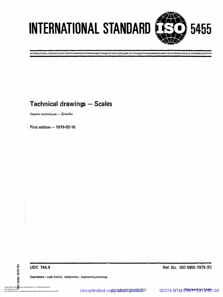 Iso 5455 1979-02 | PDF