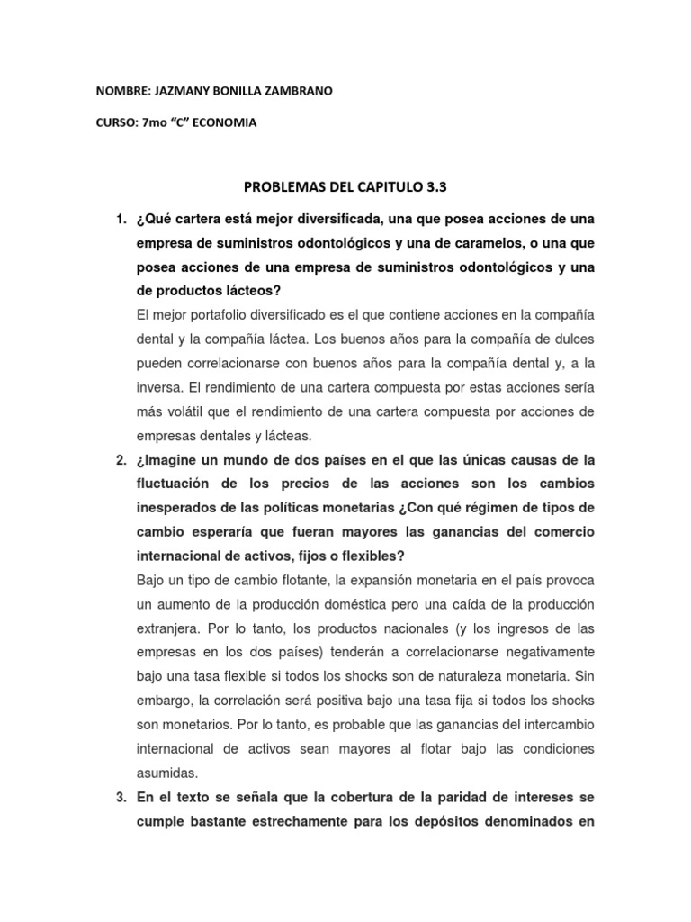 Problemas Cap 3.3 | PDF