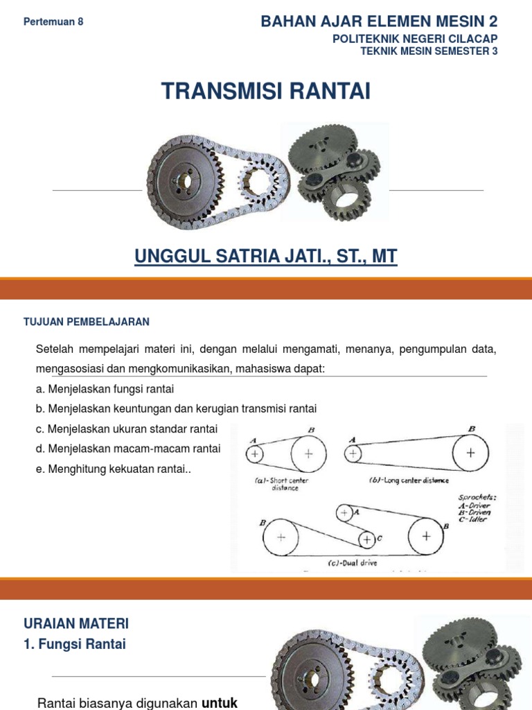 Materi Elemen Mesin Pertemuan 8 | PDF