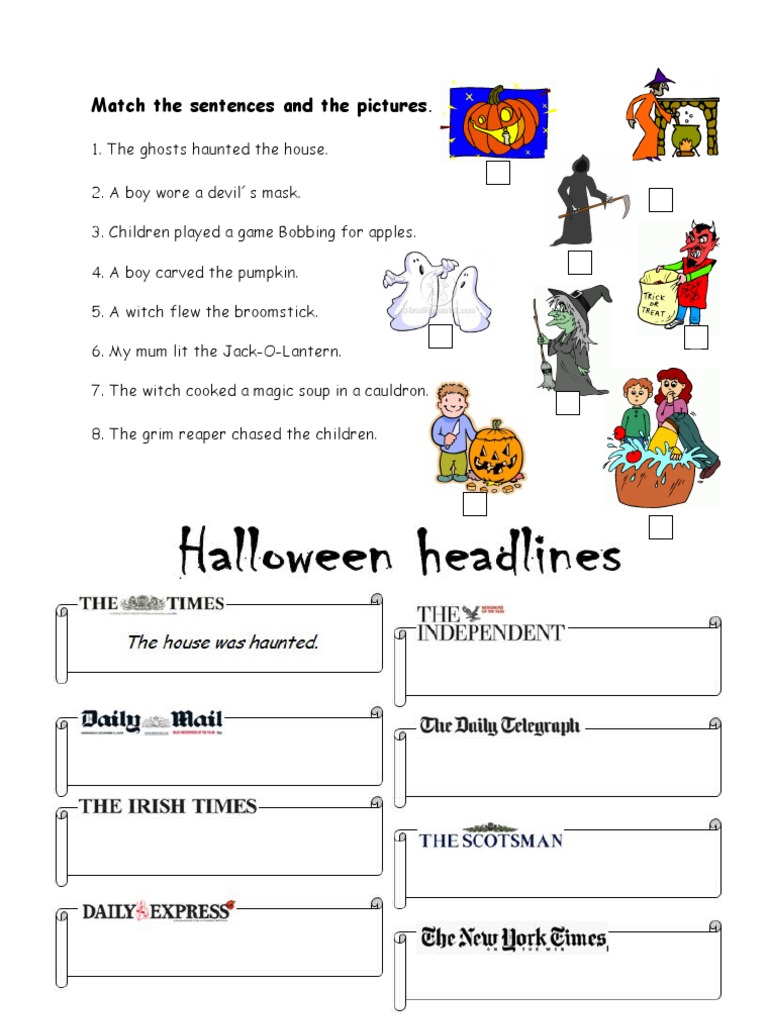 Halloween Passive Voice | PDF