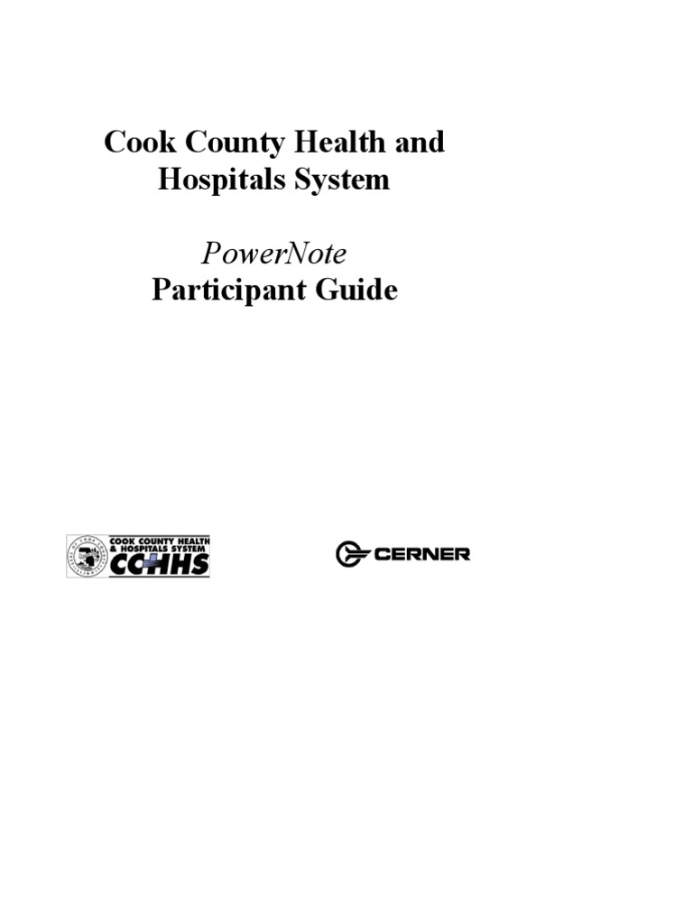 Cchhs Powernote Participant Guide | PDF | Double Click | Icon (Computing)