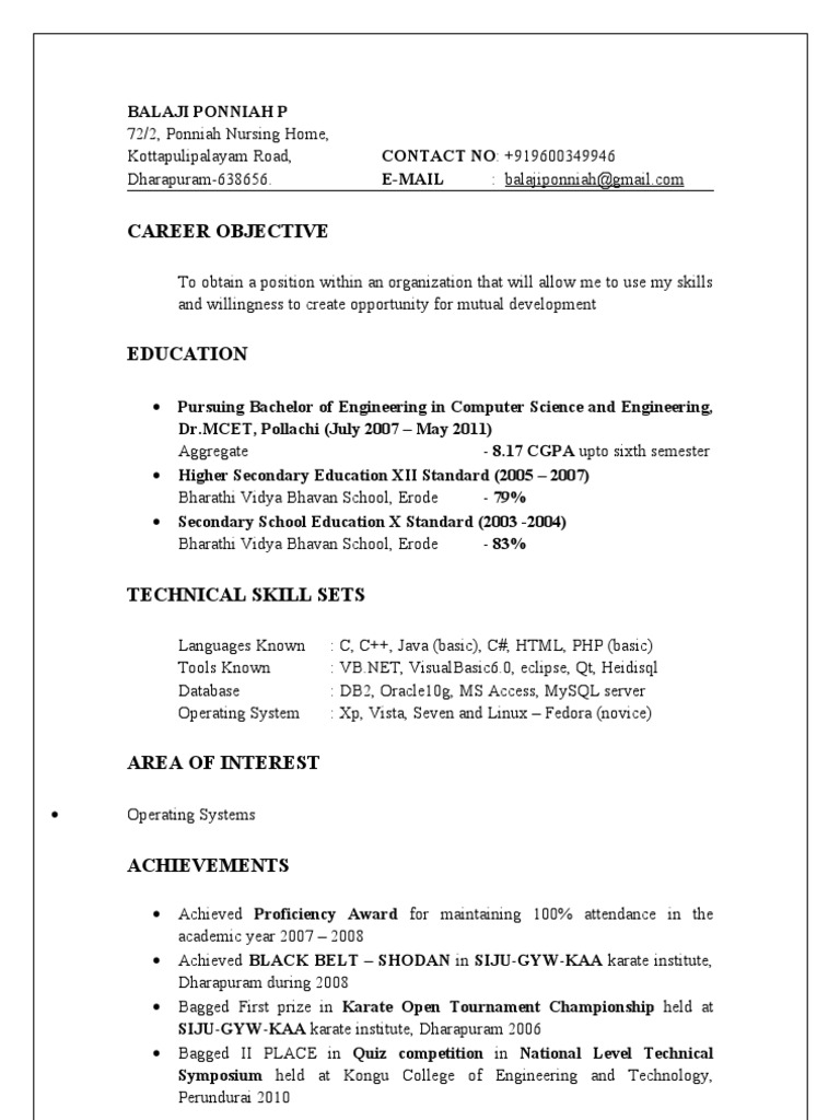 Balaji Resume 9 Final (Format - 1) | PDF | Ibm Db2 | Eclipse (Software)