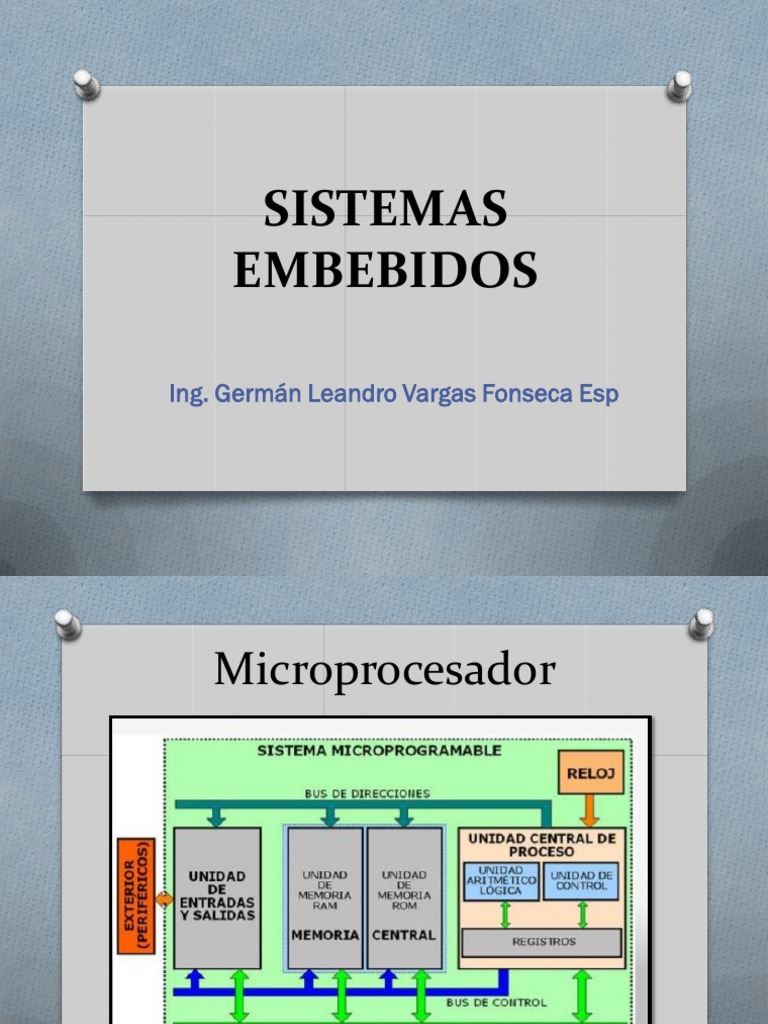 Arquitectura Sistemas Embebidos PDF | PDF | Sistema Integrado ...