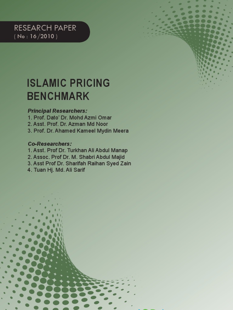 Islamic Pricing Benchmark | PDF | Islamic Banking And Finance | Hadith