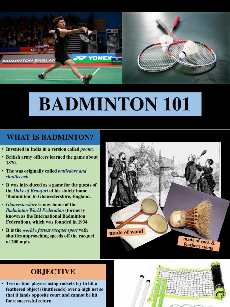 Badminton 101 | PDF | Competitive Games | Recreation